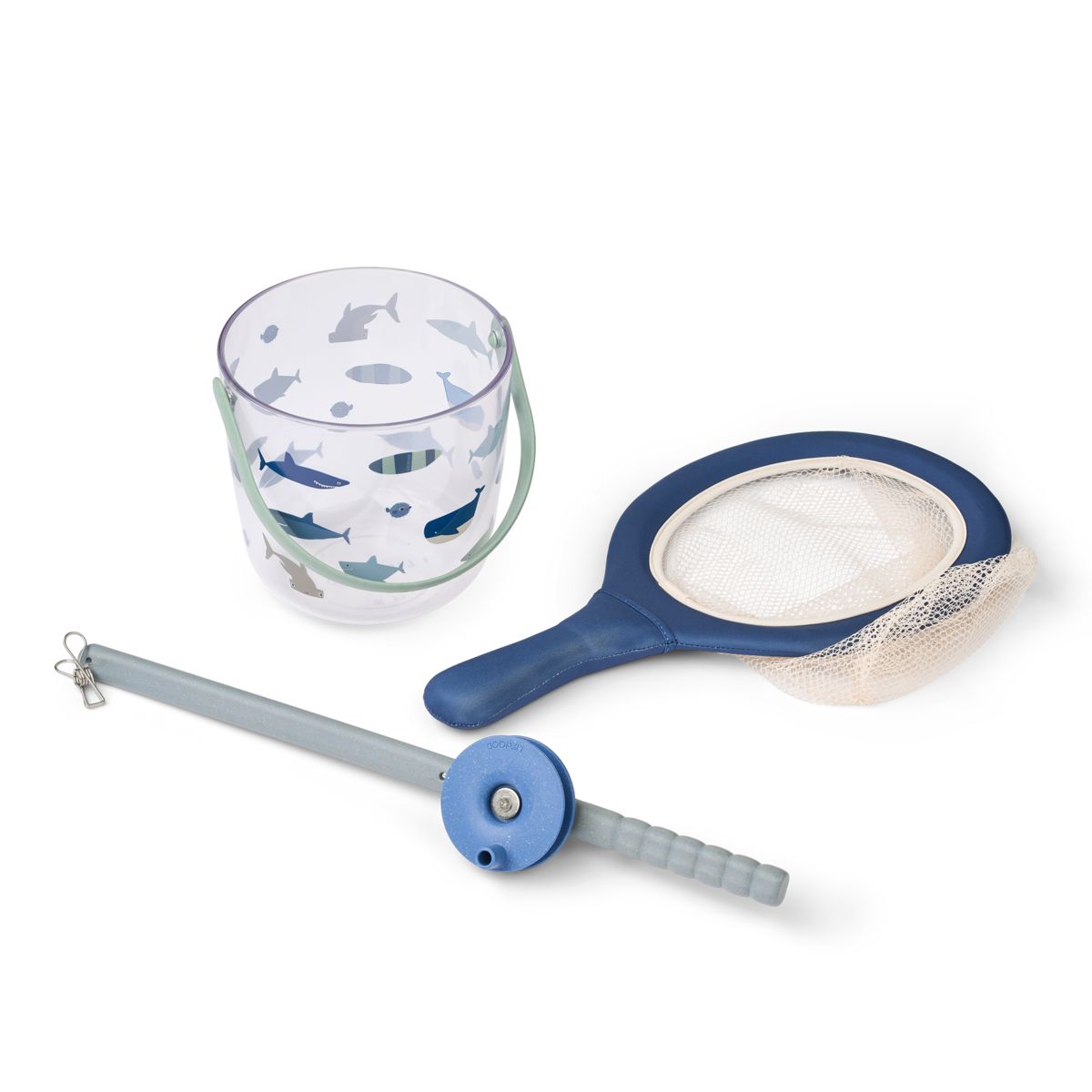 Ensemble de Pêche au Crabe avec Filet CORA - Shark / Dove blue